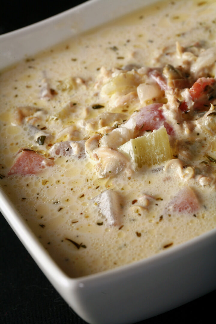 Keto Clam Chowder - Low Carb Hoser