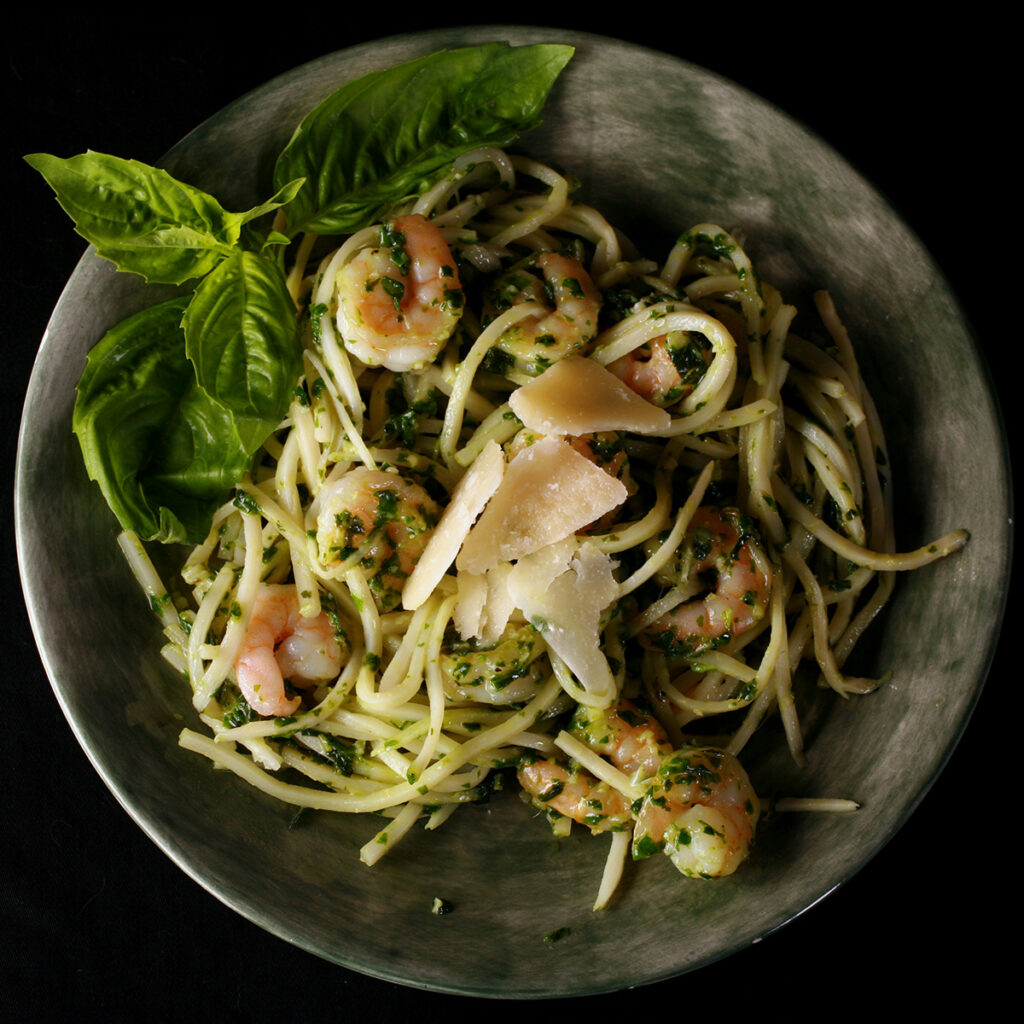 Pesto Shrimp Palmini - Low Carb Hoser