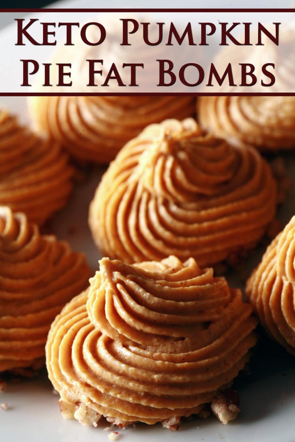 Keto Pumpkin Fat Bombs [Pumpkin Cheesecake] - Low Carb Hoser