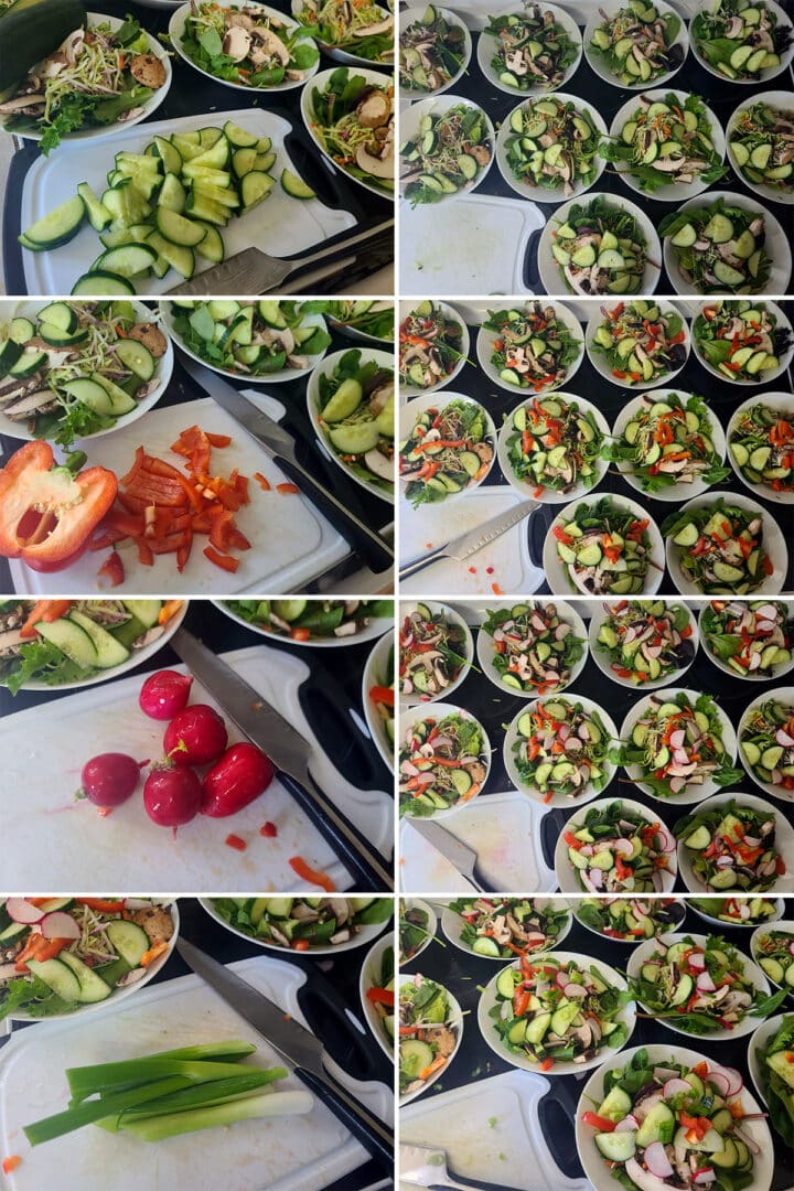 Salad Meal Prep [Base Salad] - Low Carb Hoser