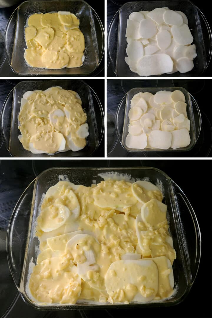 Keto Scalloped Potatoes [Scalloped Turnips] - Low Carb Hoser