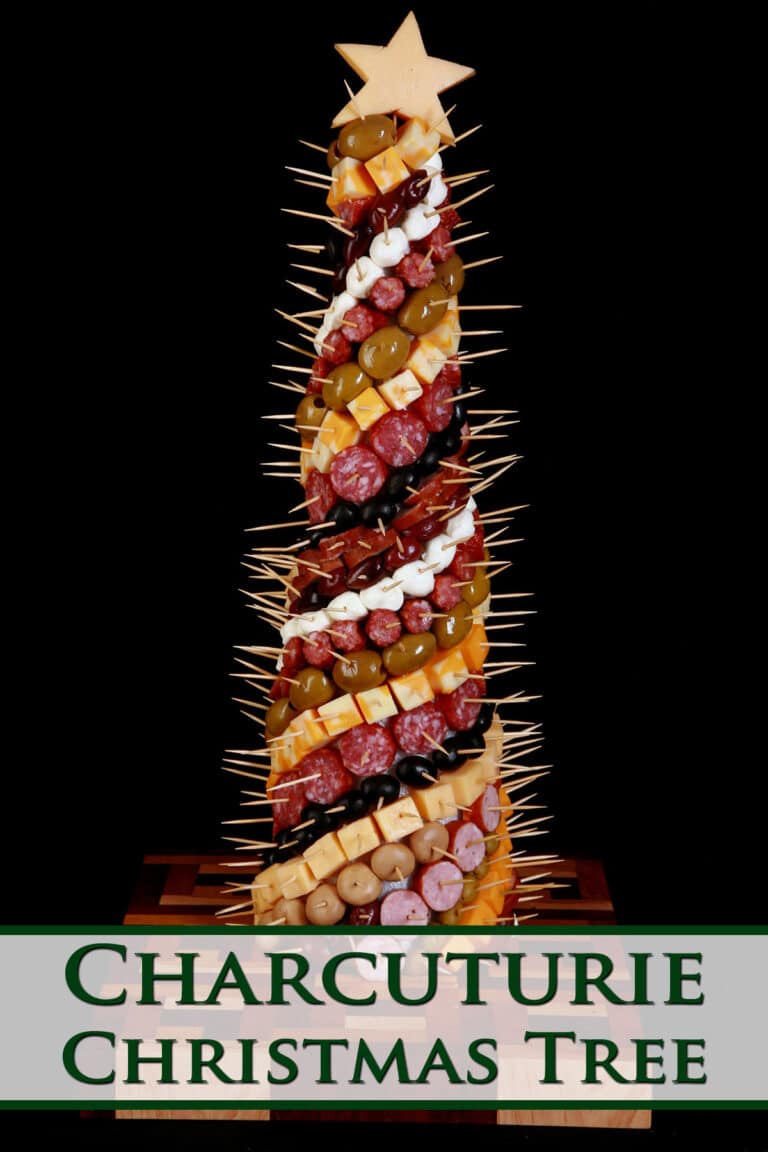 Festive Charcuterie Tree [Christmas Appetizer] - Low Carb Hoser