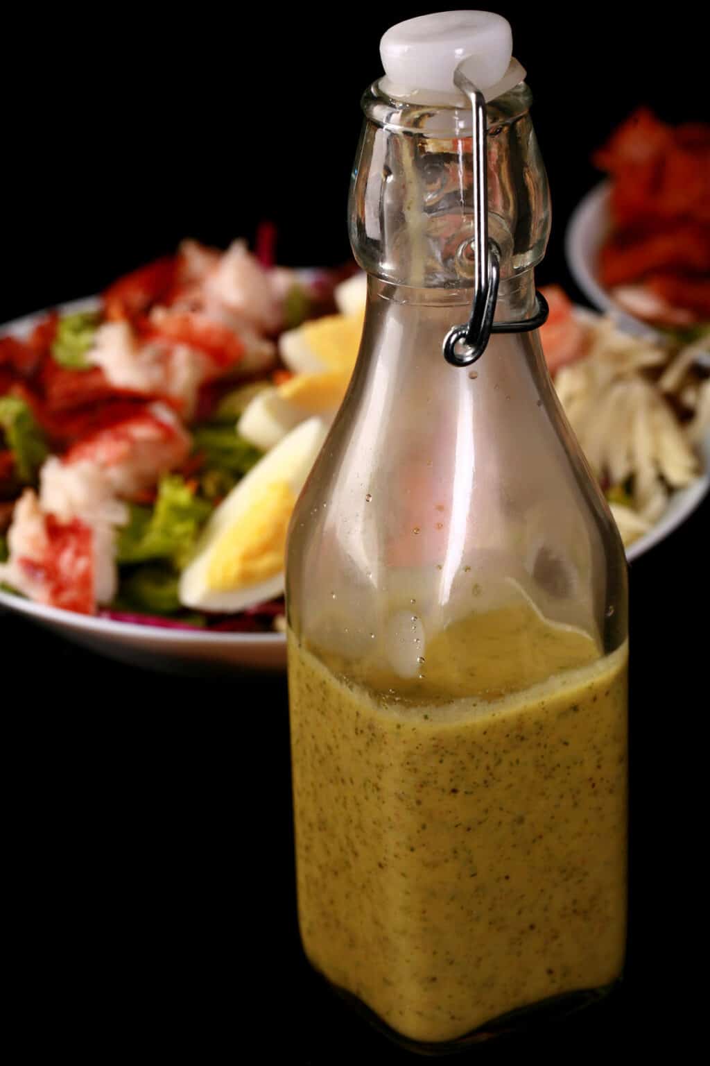 Seafood Cobb Salad - Low Carb Hoser
