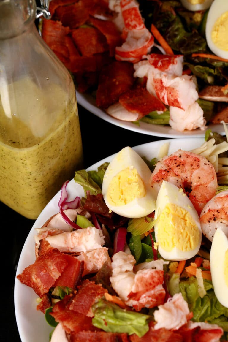 Seafood Cobb Salad - Low Carb Hoser