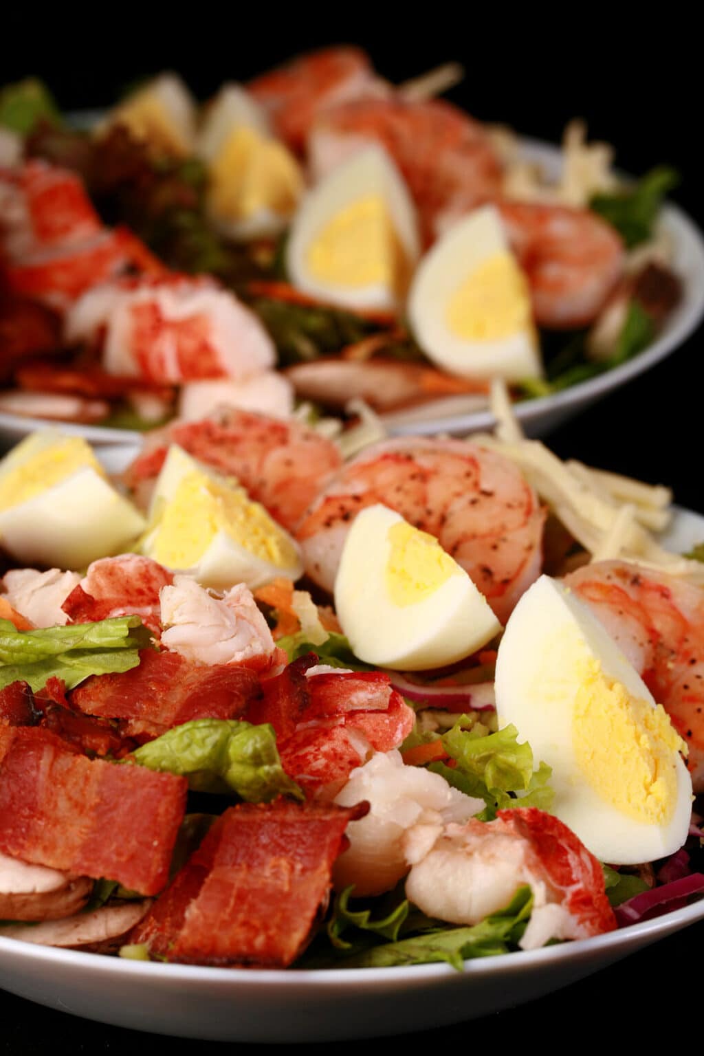 Seafood Cobb Salad - Low Carb Hoser