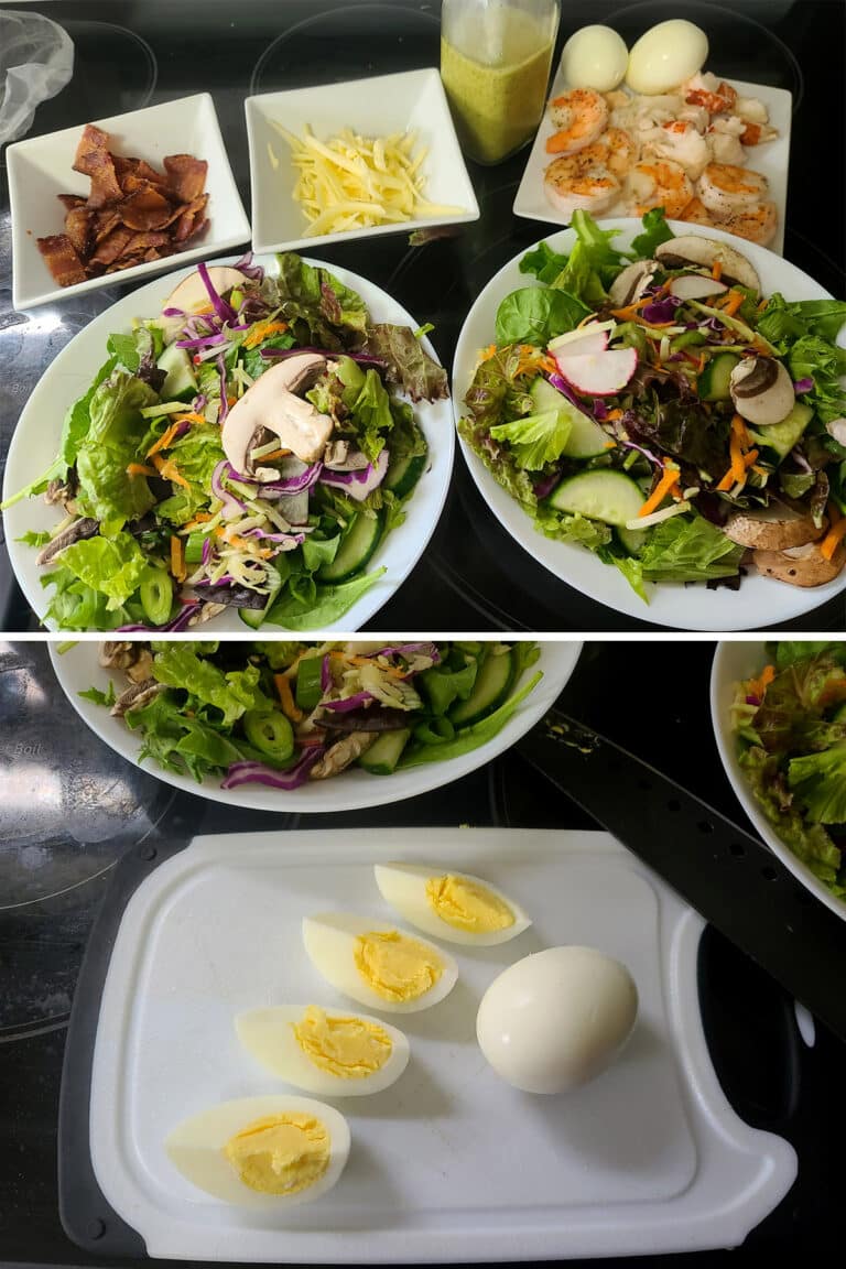 Seafood Cobb Salad - Low Carb Hoser