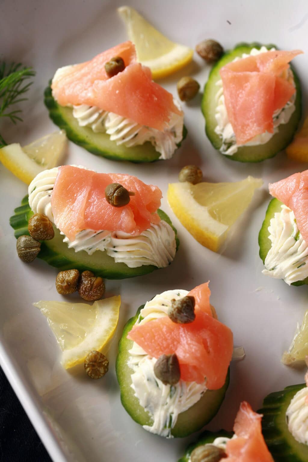 Smoked Salmon Canapes [Gluten Free & Keto!] - Low Carb Hoser