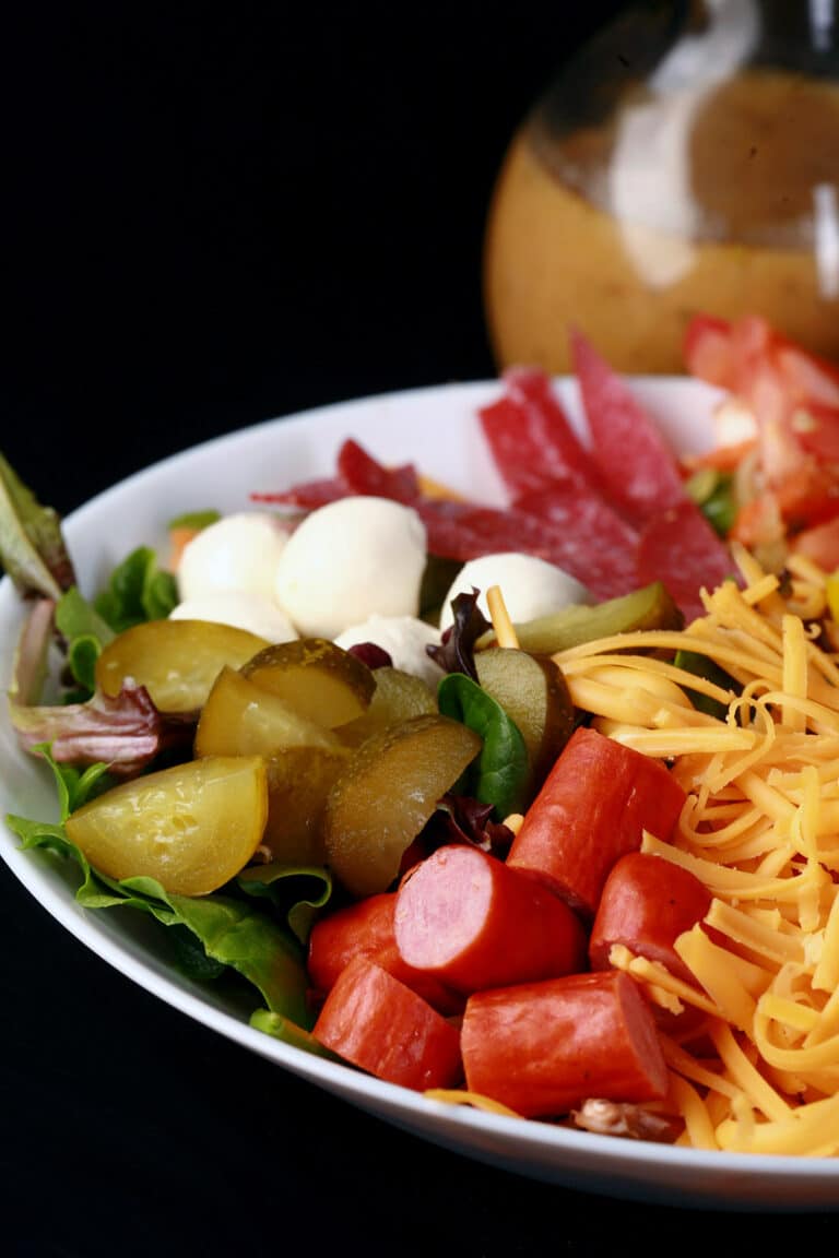 Italian Sub Salad Recipe - Low Carb Hoser