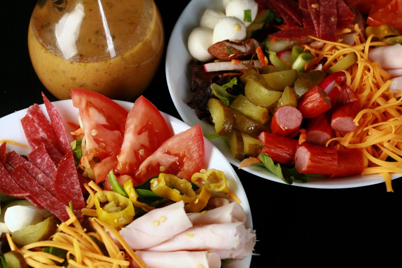 Italian Sub Salad Recipe - Low Carb Hoser