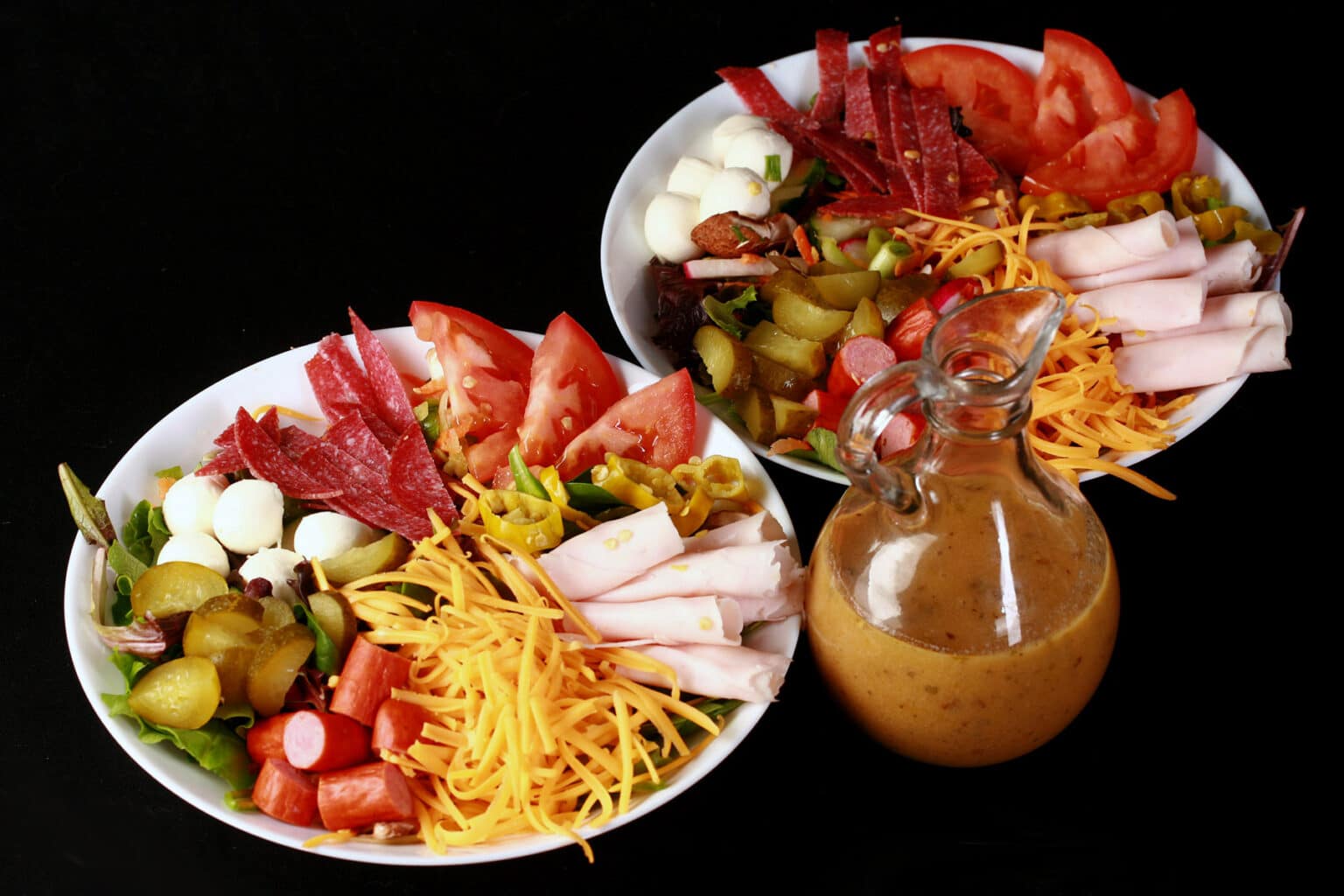 Italian Sub Salad Recipe - Low Carb Hoser