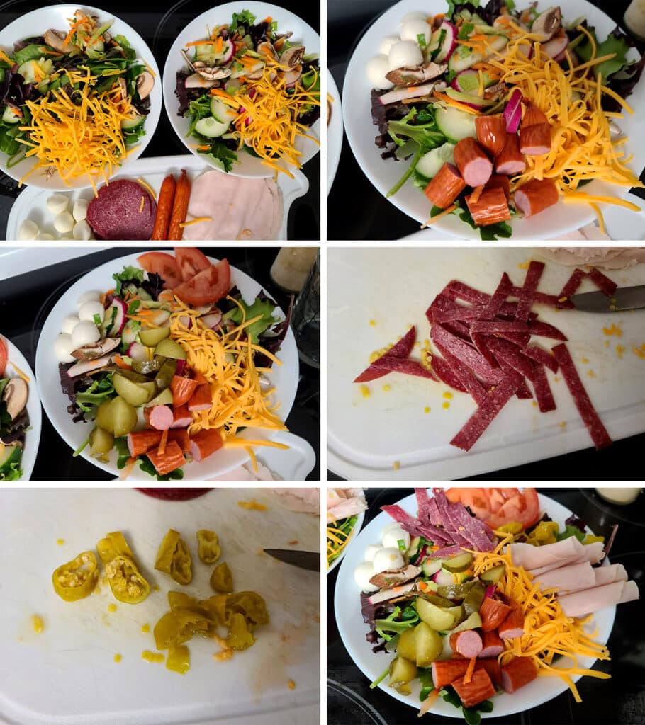 Italian Sub Salad Recipe - Low Carb Hoser