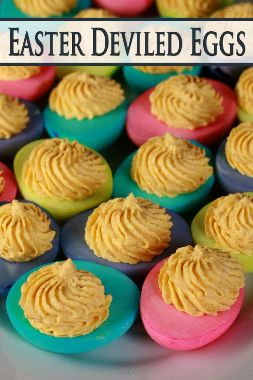 Easter Deviled Eggs Recipe - Low Carb Hoser