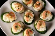 Cucumber Shrimp Canapes [Gluten Free & Keto] - Low Carb Hoser